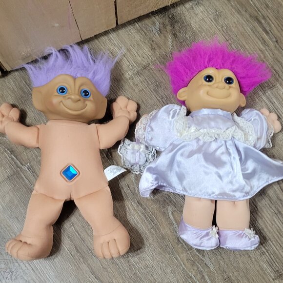 troll treasures/russ berrie/goffa | Toys | Troll Treasures 991 Doll ...